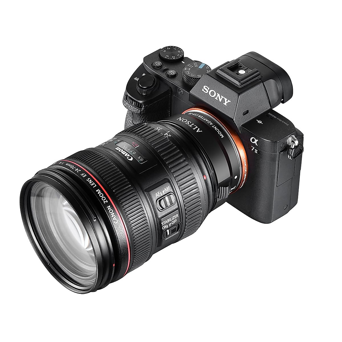 EF/EF-S Lens Mount Adapter Auto Focus Lens Speedbooster Converter Ring Compatible with Canon EF/EF-S Lens for Sony E Mount Mirrorless Cameras Series A9 A7R4 A7R3 A7R2 A7M3 A7M2 A7R A7S2 A7S A7 A7C