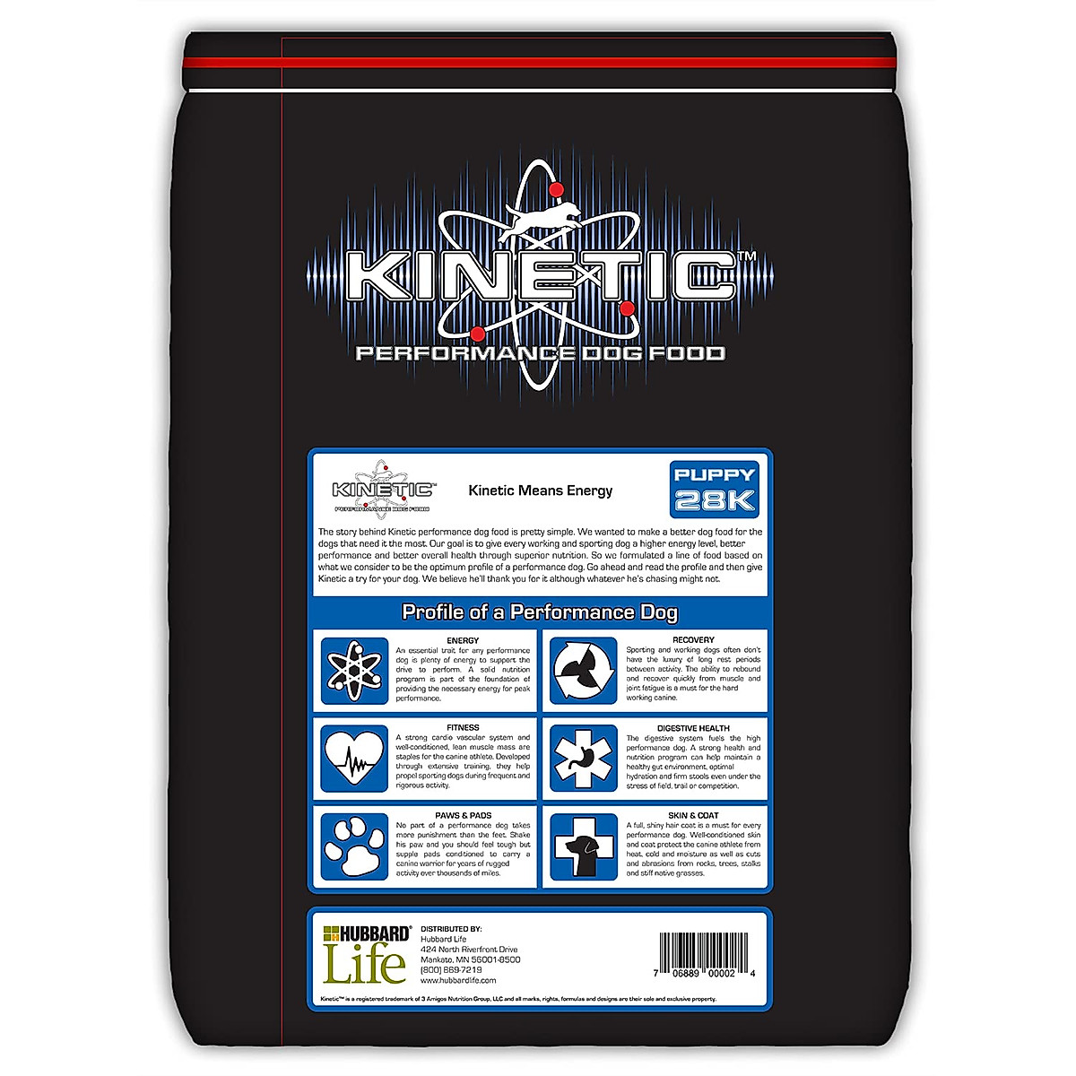 KINETIC PERFORMANCE DOG FOOD Dry Dog Food Puppy 28K