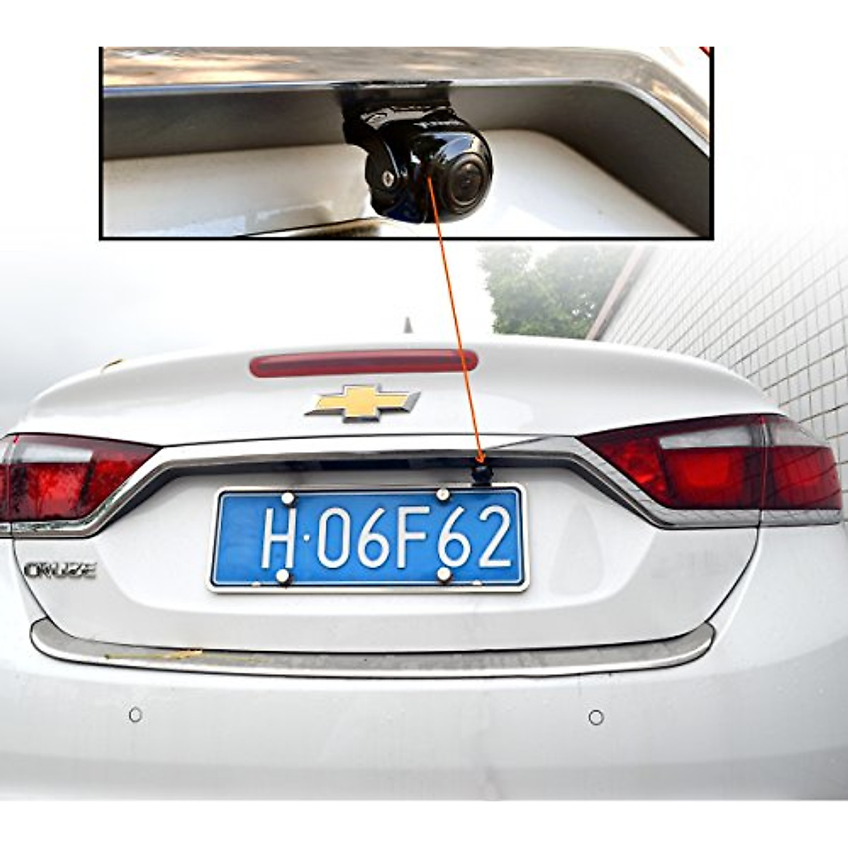 Backup Camera with 170 Degree Wide Viewing Angle High Definition and Waterproof IP68