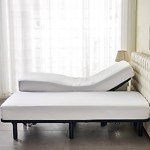 Waterproof Split Queen Mattress Protector for Adjustable Beds 30x80 (2PCs) Soft Cooling Jersey Fitted Matress Cover