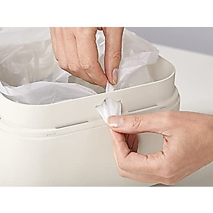 Joseph Joseph 30015 Intelligent Waste Compost Bin Food Waste Caddy with Odor Filter and Ventilation, 1 gallon / 4 liters, Stone