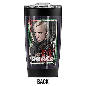 Harry Potter Draco Malfoy Photo Collage Stainless Steel Tumbler 20 oz Coffee Travel Mug/Cup, Vacuum Insulated & Double Wall with Leakproof Sliding Lid | Great for Hot Drinks and Cold Beverages