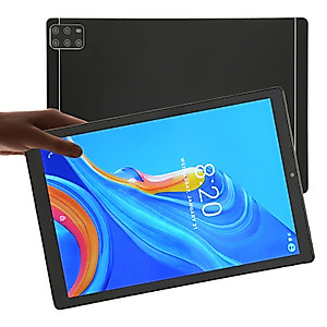 10.1 Inch 2 in 1 Tablet, Deca Core CPU, 6GB RAM, 128GB ROM, 1960x1080 HD Touchscreen, Dual Cabinet Speakers, with Keyboard, 100‑240V (US Plug)