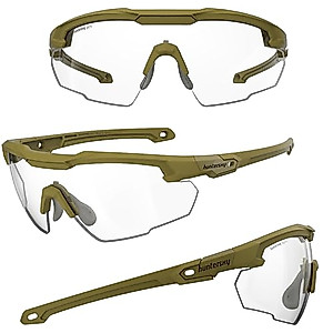 HUNTERSKY HTS ballistic Glasses men S57 gun safety glasses tactical glasses, eye protection for shooting range OSHA Medical Dental