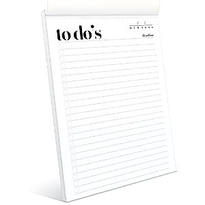 To Do List Notepad A5 Size (8.3"X5.8") Daily To Do List Planner, Productivity Planner, Stylish Design, Quality Thick Paper, Hardcover, Undated, Ruled Pages, Checkboxes, Deadline Column, Date Section.