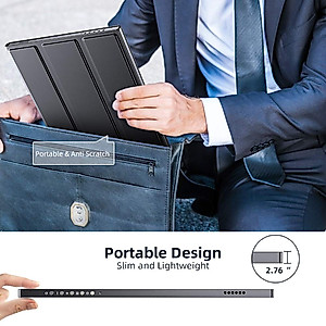 EVICIV Portable Monitor Touchscreen, 12.3” Touchscreen Display 1920x1280, 1200:1, 100% sRGB, 300 Nits Brightness Ultrawide IPS Portable Computer Monitor for Laptop/Gaming/Raspb Pi/Phone