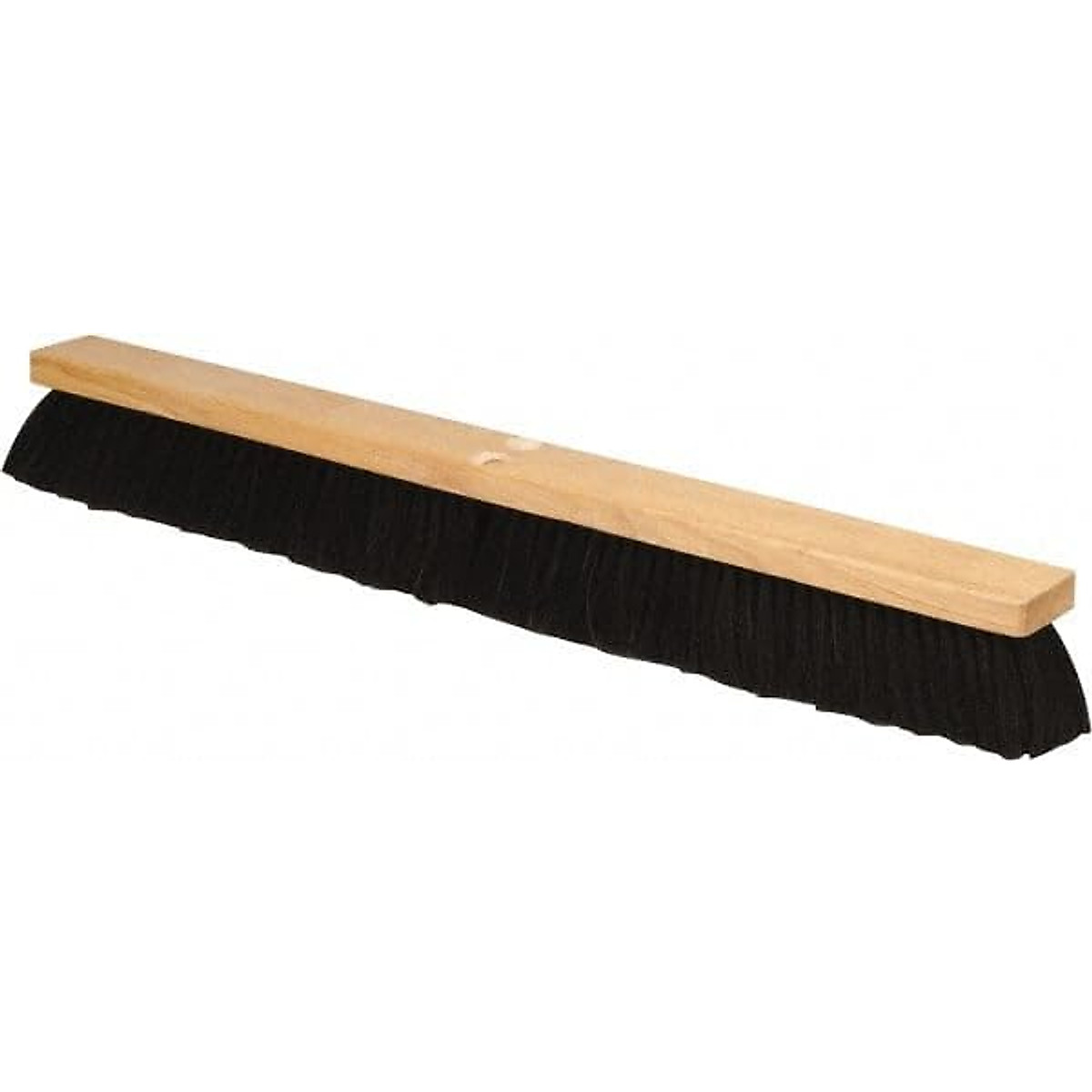 PRO SOURCE Horsehair Push Broom Head with Threaded Wood Block: 30 inch Wide