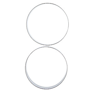 Kitchen Craft Cooking Rings, Stainless Steel, 7 x 3.5 cm, Set of 2