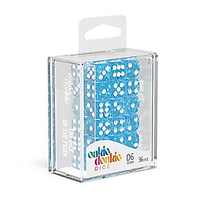 Oakie Doakie Dice ODD400022 D6, 12mm Dice, Light Blue