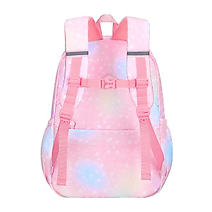 Youngsing Girls Backpack,Backpacks for Girls,Kids Backpack with Compartments Elementary School Bag For Girls School Backpack(Purple)