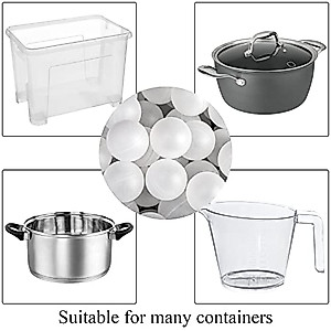 Lawei 300 PCS Sous Vide Cooking Balls, BPA Free 20mm Insulating Balls for Sous Vide, Vacuum Small Balls for Cookers Water Bath Cooking and Sous Vide Container, Reduces Heat Loss & Water Evaporation