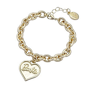 Barbie Chunky Heart Bracelet - Gold