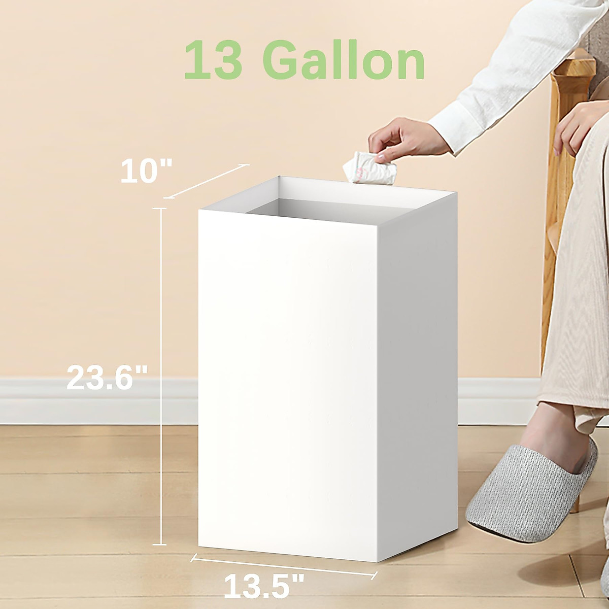 13 Gallon Disposable Trash Cans, 4 Pack, Reusable Portable Garbage Can, Disposable Trash Cans for Parties, Pop Up Trash Cans for Parties, Suitable for Parties, Weddings, Birthdays, Picnics, Trips