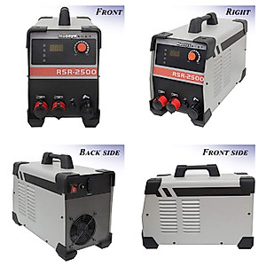 Huanyu Capacitor Discharge Stud Welder M3-M6 Stud Bolt Plate Welder Welding Machine for Welding Bolt Plate Insulation Nail Screw Low Carbon Steel/Stainless Steel/Aluminum/Brass RSR-1600 (220V 50HZ)