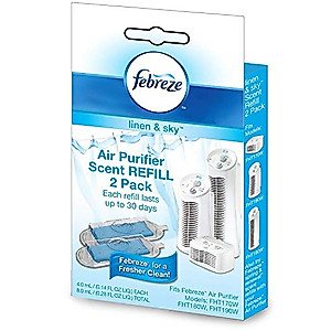 Air Purifier Refill, Linen Scent, 3 1/4 X 3/4" X 5 1/2", 2/each2