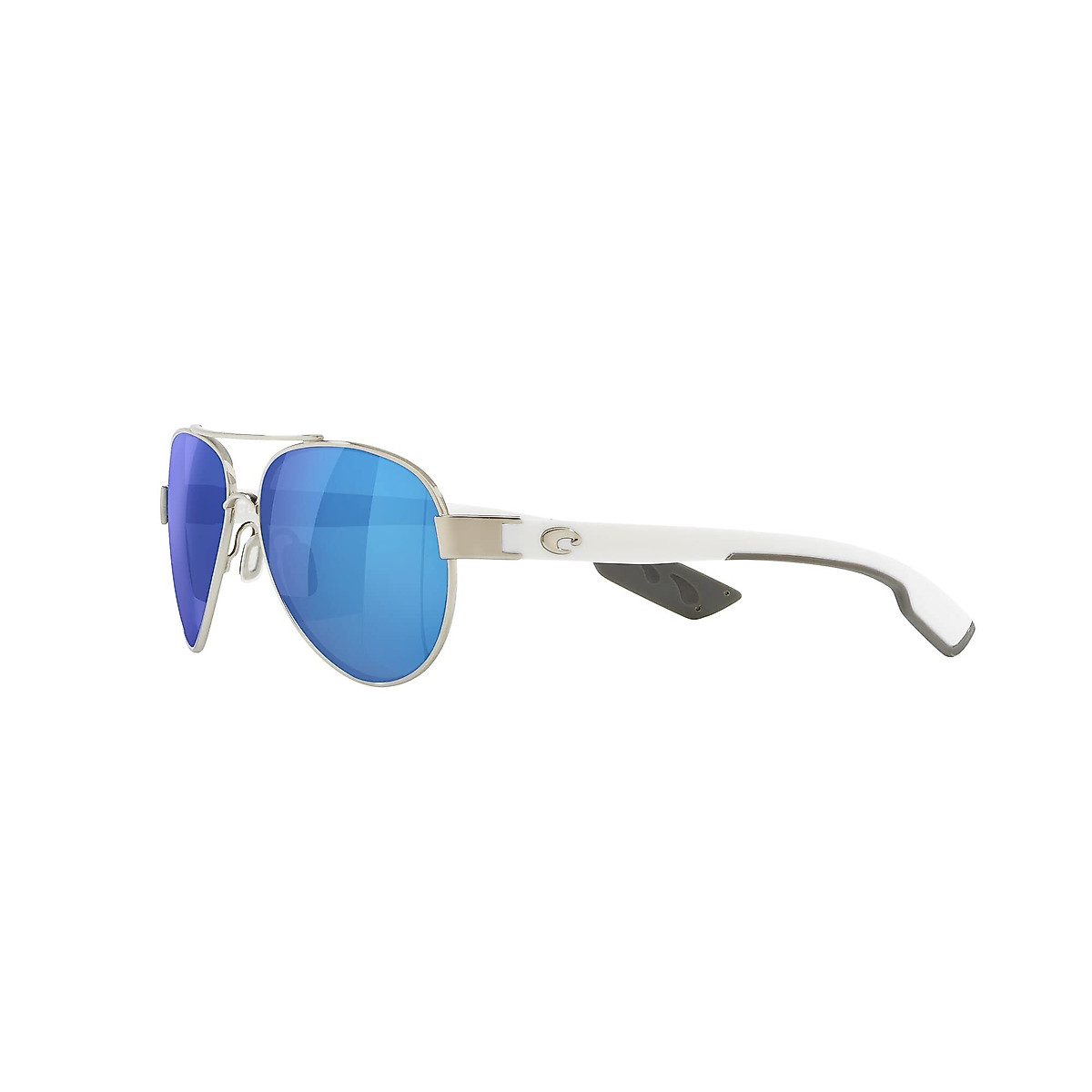 Costa Del Mar Woman Sunglasses Palladium Frame, Blue Mirror Lenses, 56MM