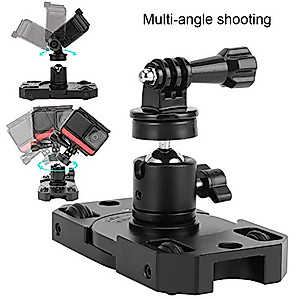 Jeanoko Action Camera Stabilizer, Photography Trolley Silent Lightweight Smooth Photographic Trolley for Sports Cameras