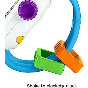 Fisher-Price Laugh & Learn Baby To Toddler Toy Time To Learn Smartwatch With Lights & Music For Pretend Play Ages 6+ Months