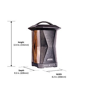 NUVELON NF15A1-BTM Portable Bluetooth Speaker with lights, Nuvelon Flare Multi Sync wireless speaker with Ambient lighting and Rhythm light pulsing LED lights, Aux input, Bluetooth v4.2