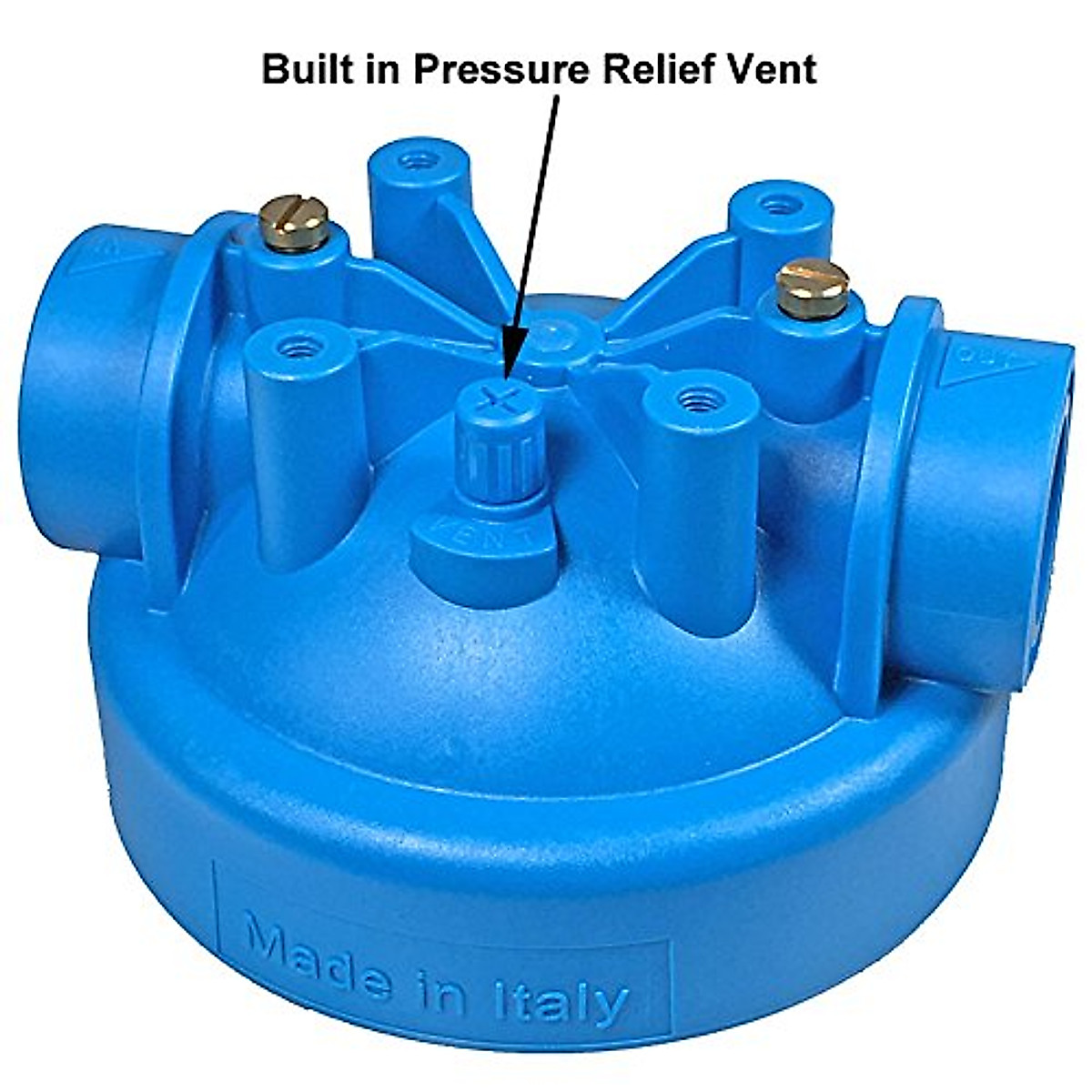 KleenWater Premier 4520 Water Filter System - Transparent (Clear) Housing - 3/4 Inch Inlet/Outlet - 40 GPM with Bracket, Wrench and Three KW4520G Meltblown 5 Micron Sediment Cartridges