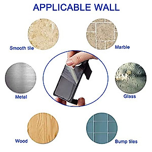 Electric Razor Holder Wall Mounted Self Adhesive Razor Hanger, Stainless Steel Electric Shaver Holder Utility Storage Electric Shaver Bathroom Shower Storage Organizer,Gift for Men,Dad,Grandpa,Black