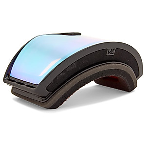 VonZipper Unisex Mach Snow Sport Goggle Sunglasses - Black | Stellar Chrome