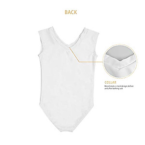 Belidome Pink Easter Bunny Dancing Gymnastics Leotard for Girls One-piece Rabbit Print Swimsuit Soft Lightweight Summer Ballet Wear