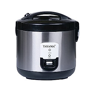 Tayama 20-Cup Stainless Steel Automatic Rice Cooker & Food Steamer
