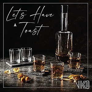 Vikko 5 Ounce Small Juice Glasses, Heavy Base Glassware, Mini Cups for Drinking Orange Juice, Water, Kids Glass Drinking Glasses for Tasting, 5 oz Juice Glass, Set of 6 Clear Glass Tumblers