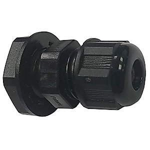 Kable Kontrol Nylon Cable Glands – Straight Gland | 3/4” Diameter | 14 NPT Thread | 50 Pcs/Pack | Black | Nylon 6-6 | Flame Retardant | Fully Waterproof: IP68 Certified | Electrical Gland
