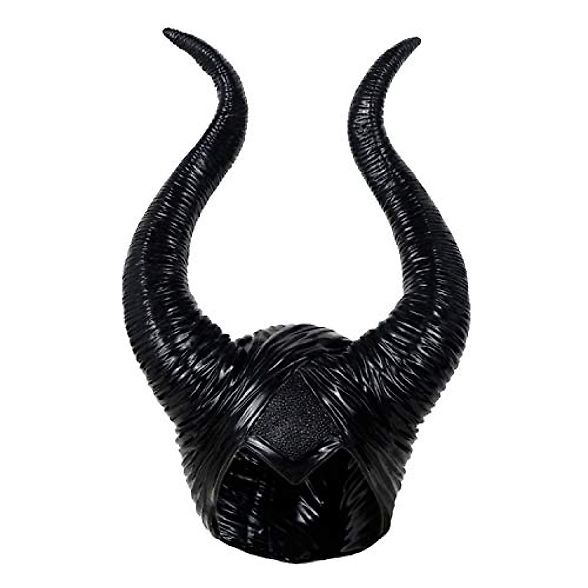HOMELEX Evil Queen Feather Horns Costume for Women Black Cape Halloween Headpiece Shawl Accessories