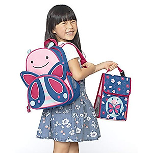 Skip Hop Toddler Lunch Box, Zoo Lunch Bag, Butterfly