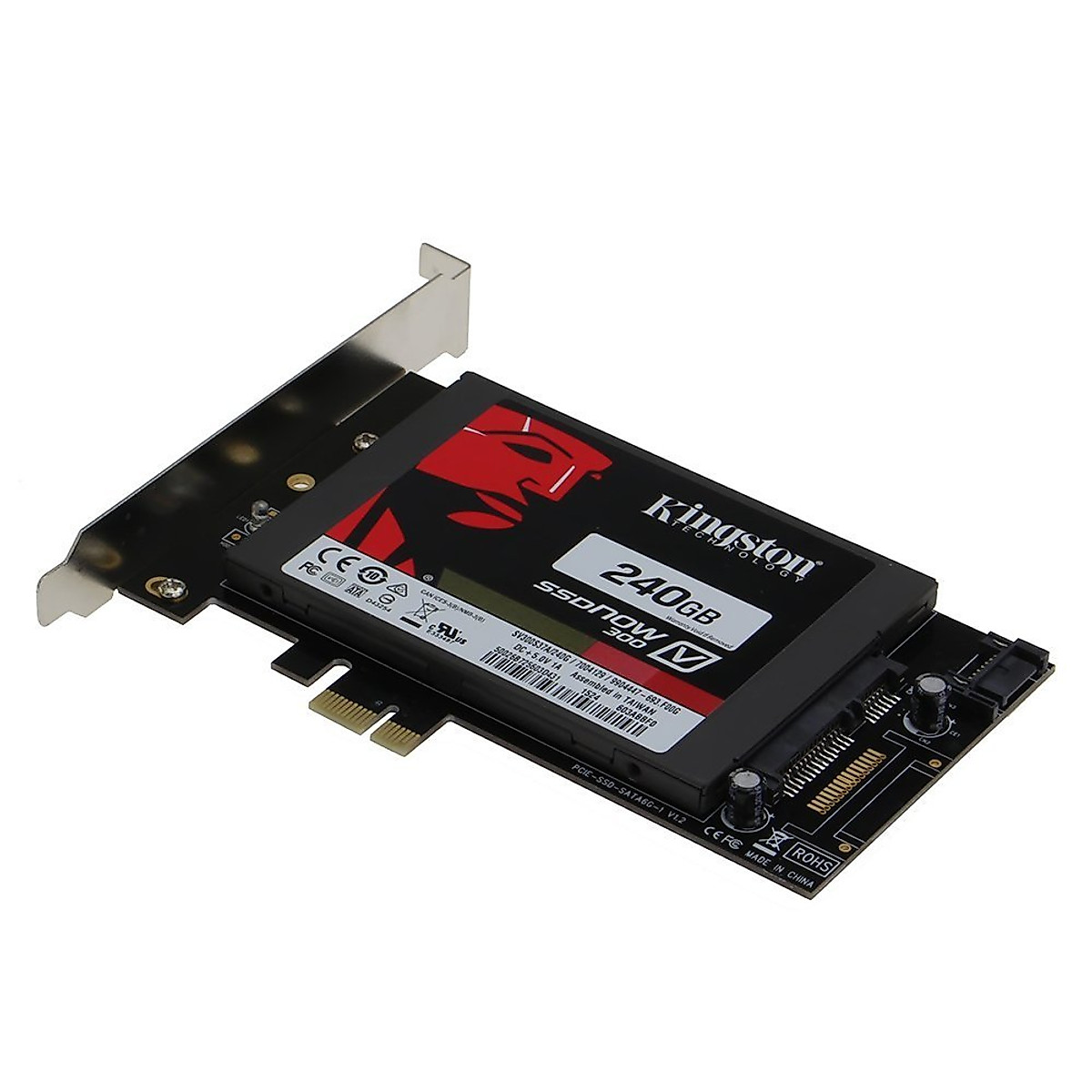Sedna PCI Express (PCIe) SATA III (6G) SSD Adapter with 1 SATA III Port (with Built in Power Circuit, no Need SATA Power Connector, Best for Mac), SSD not Included