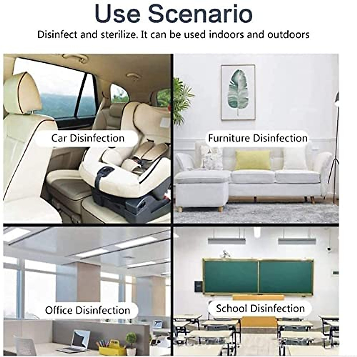 Steam Gun Spray Nano Atomizer Small Sterilization Container Steam Gun, Handheld Rechargeable Nano Atomizer Electric Sprayer Nozzle Adjustable Fogger for Home, Office, School or Garden