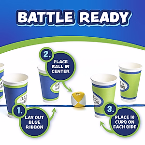 Squirrel Products Battle of The Beards Funny Party Game, White Elephant Minute to Win It Game for Kids & Adults, Family Game Night Activity for Ages 6+