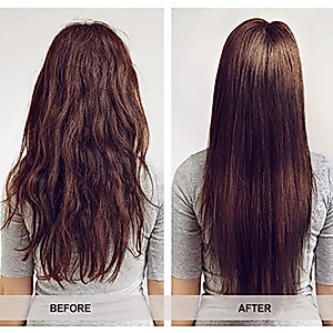 Aethland Double-Sided Boar Bristle Brush and Hair Straightening Comb for Smoothing and Styling