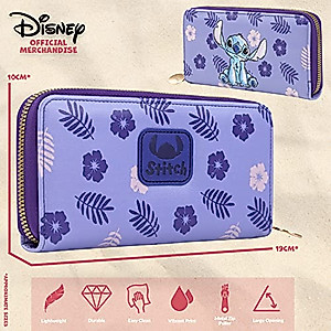 Disney Women's Zippered, Purple, Taille Unique