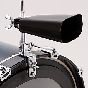 MAHIONG 2 Pack 9 Inch Cow Bell, Metal Noise Makers with Stick, Black Cowbell Percussion Instrument for Drum Set, Hand Percussion Cowbell for Sporting Events, School, Wedding, Farm