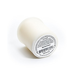 Pure Sandalwood Soy Votive Candles - Scented with Natural Fragrance Oils - 6 White Natural Votive Candle Refills - Incense & Earth Collection