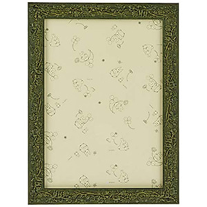 ensky 108 for The Piece Leaves Ghibli Dedicated Puzzle Frame (Green) (18.2 x 25.7cm) 1 - Button (Japan Import)