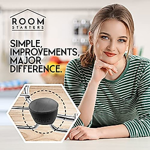 Kitchen Sink Rack Feet 20 Pack | Replacement for Kohler Rack Feet Part 84544-0 | Feet for Sink Grid by ROOM STARTERS (20 Pack, Black)