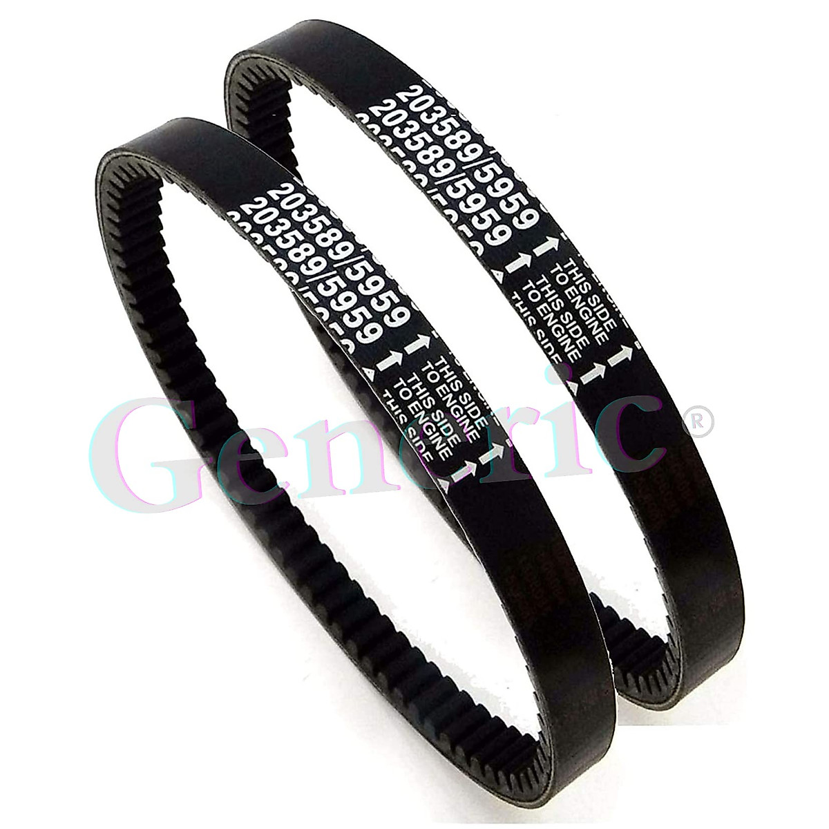 BLACKHORSE-RACING 3pcs 30 Series Go Kart Drive Belt Replaces Manco 5959 / Comet 203589