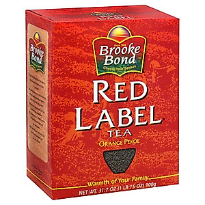 Brooke Bond Red Label Loose Leaf Black Tea, 31.7 oz 2-Pack (2 x 31.7 oz / 2 x 900 g)