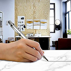 Tungsten Carbide Tip Scriber Marking Engraving Pen for Stainless Steel, Ceramics and Glass Carving (Silver)