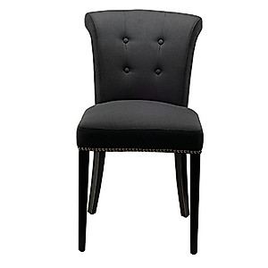 Safavieh Mercer Collection Kyle Side Chairs, Charcoal Grey, Set of 2