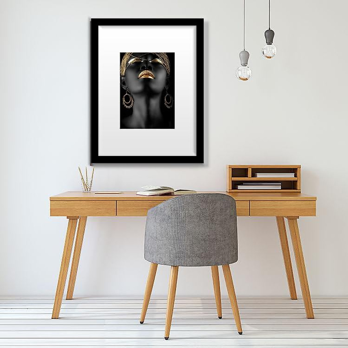 Betionol Diamond Painting Frames 16x20, Large Picture Frame Displays 16x20in Pictures Without Mat, or 12x16in/30x40cm Kid's Art Pictures or Photos with Mat, All Accessories Included