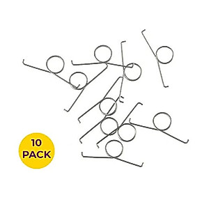 TNND Trigger Button Springs 10PCS PS5 Handle Metal L2 R2 Replacement for Playstation 5 PS5 PS4 Dualsense Controller Accessories, metallic