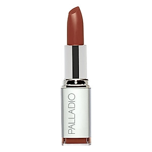 Palladio Herbal Lipstick, Brownie, Rich Pigmented and Creamy Lipstick, Infused with Aloe Vera, Chamomile & Ginseng, Prevents Lips from Drying, Combats Fine Lines, Long Lasting Lipstick
