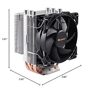 be Quiet! BK008 Pure Rock Slim - CPU Cooler - 120W TDP- Intel 1150 / 1151/ 1155/ 1156 & AMD Socket AM2(+) / AM3(+) / AM4 / FM1 / FM2(+)