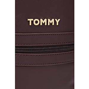 Tommy Hilfiger Kendall II Medium Dome Backpack Saffiano PVC Dark Cabernet One Size
